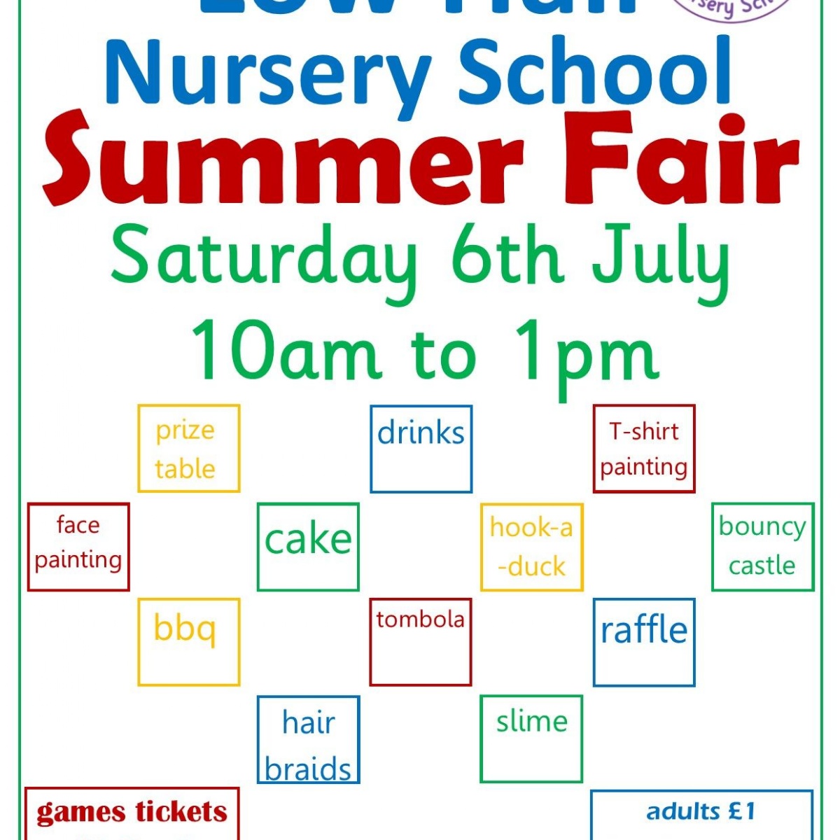 The Federation of Church Hill and Low Hall Nursery Schools - Summer ...